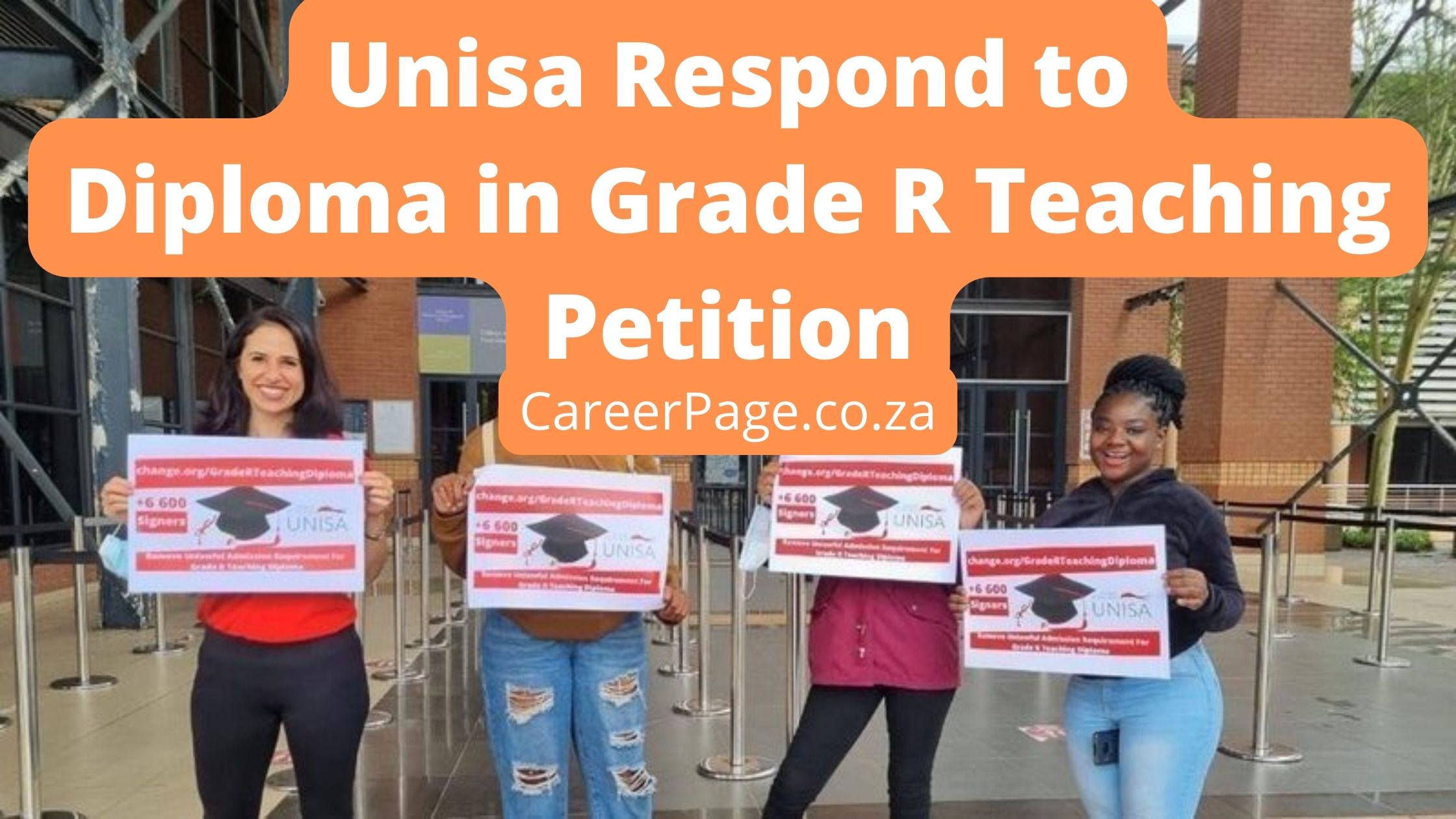 Unisa Responded To Students Online Petition About Diploma In Grade R